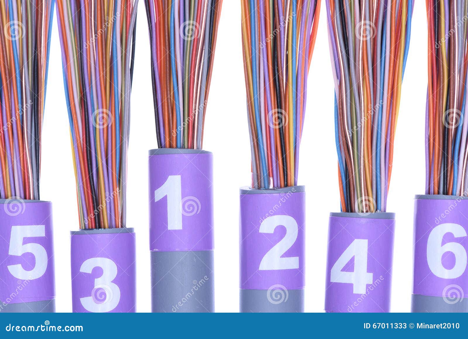 Stripped Network Cables, Transmission of Data in Telecommunications ...