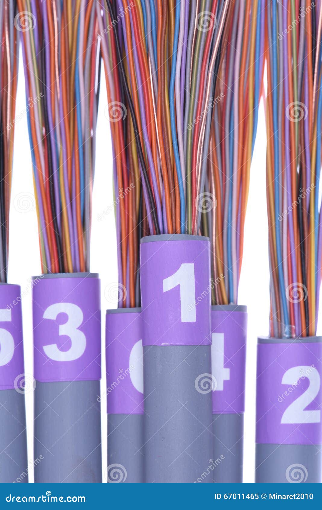 Stripped Network Cables, Transmission of Data in Telecommunications ...