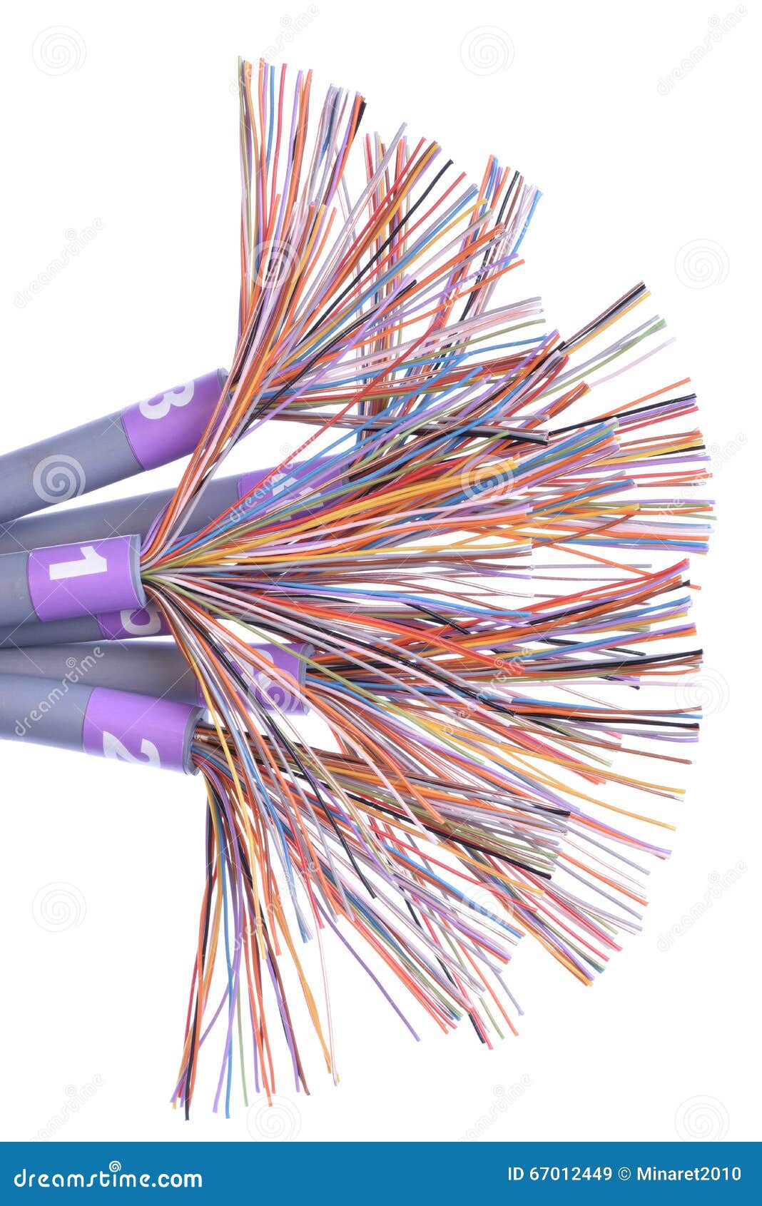 Stripped Network Cables, Transmission of Data in Telecommunications ...