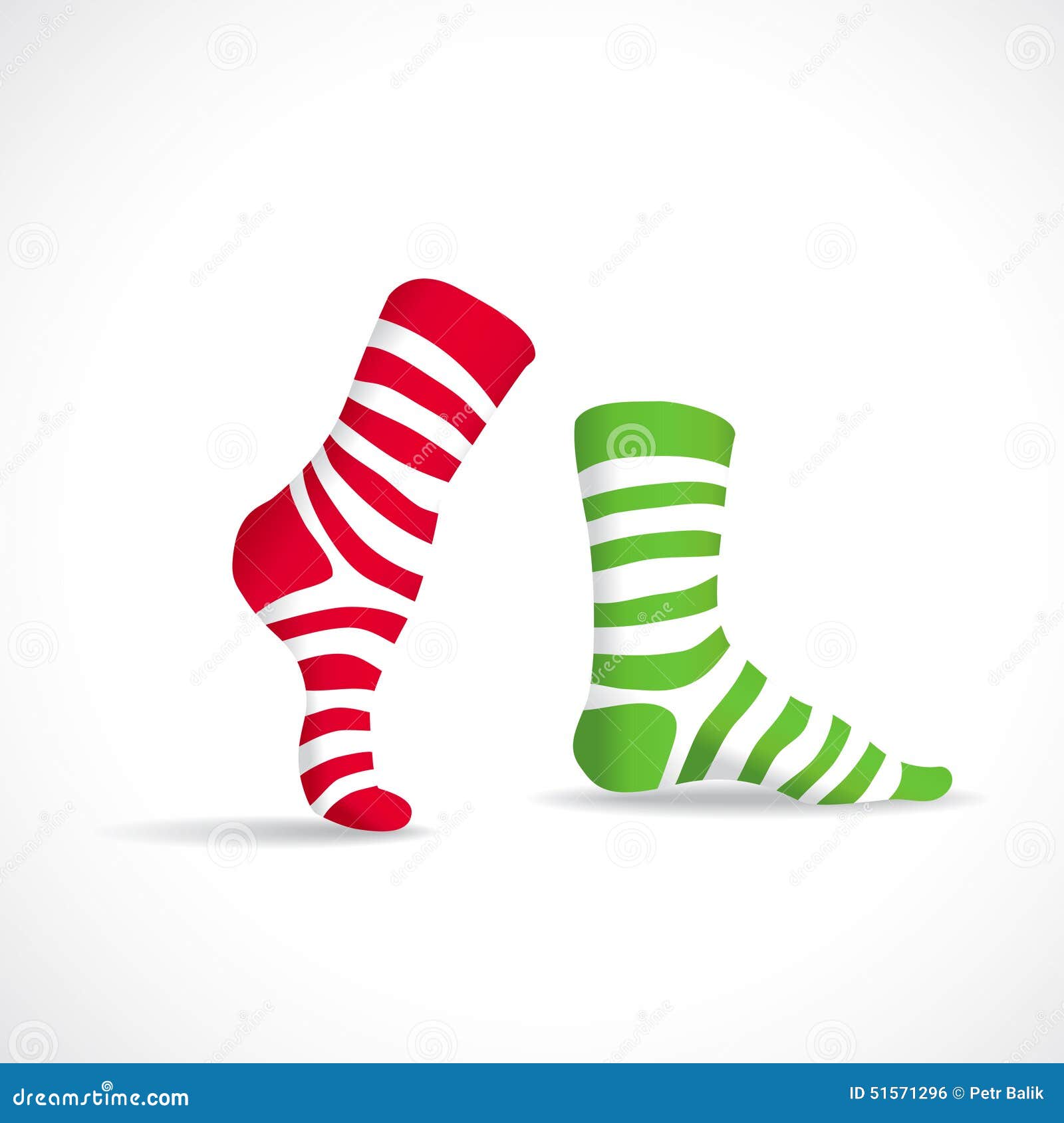 Stripped socks stock illustration. Illustration of stripe - 51571296
