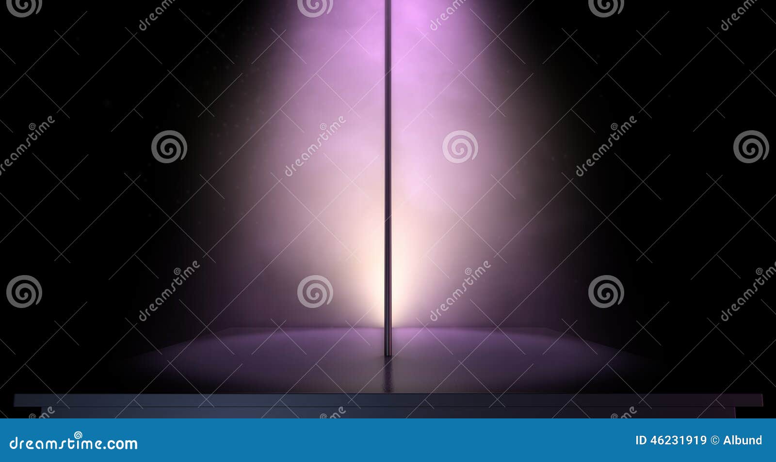 Stripper Pole Spotlit stock image. Image of striptease - 46231919