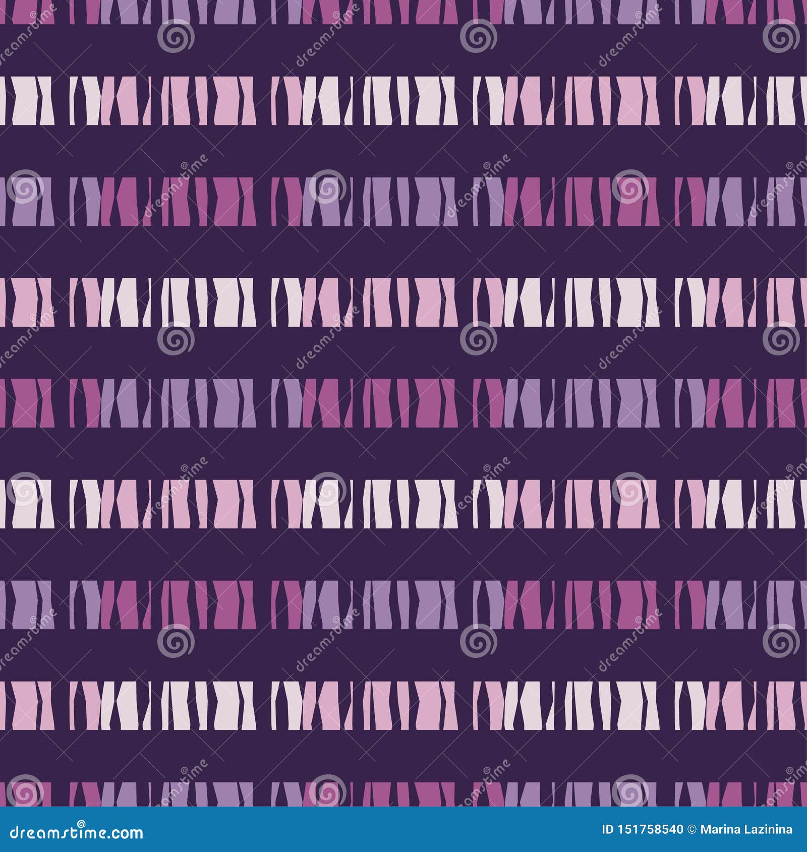 Strips. Ethnic Boho Ornament Stock Illustration - Illustration of ...