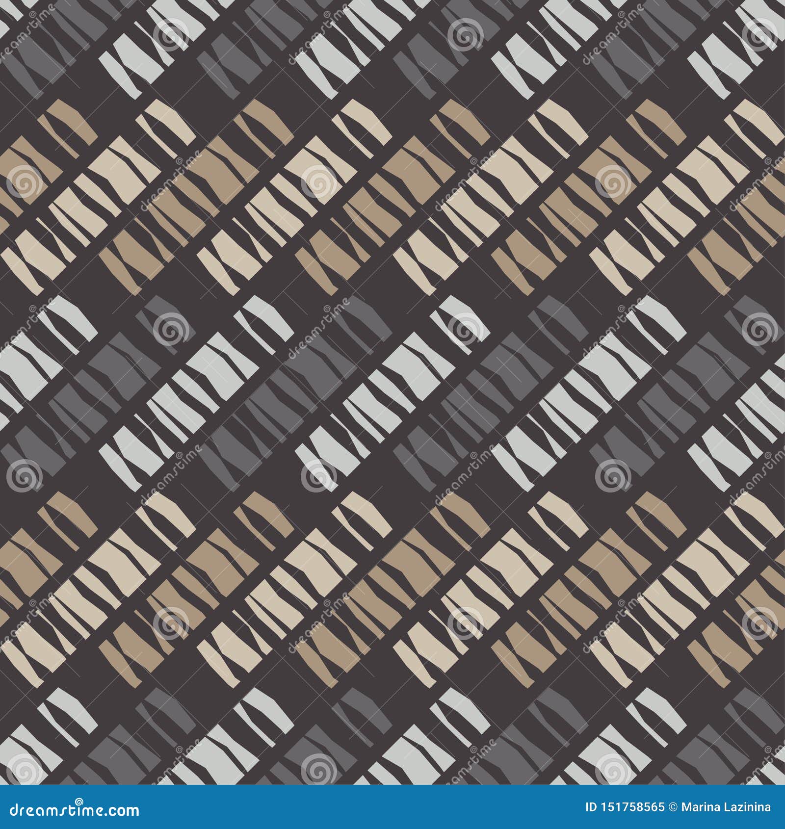 Strips. Ethnic Boho Ornament Stock Illustration - Illustration of boho ...