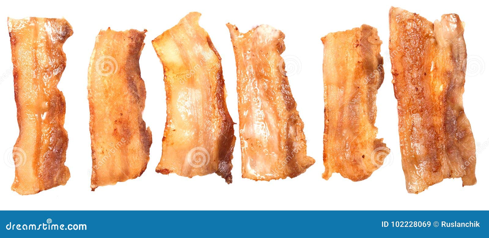 Strips of bacon stock image. Image of slice, meaty, rasher - 102228069