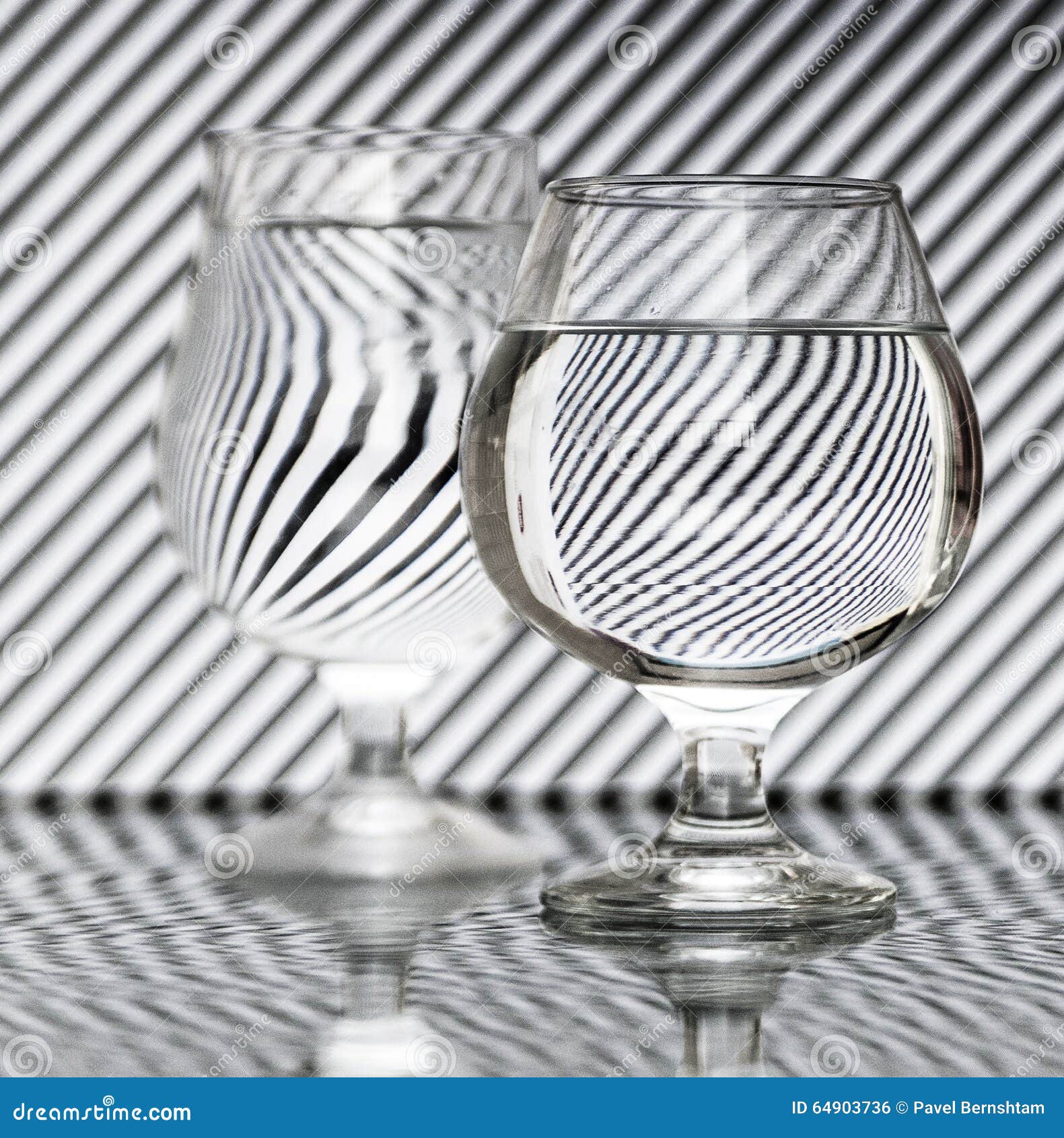 Strips refraction in water stock photo. Image of strip - 64903736