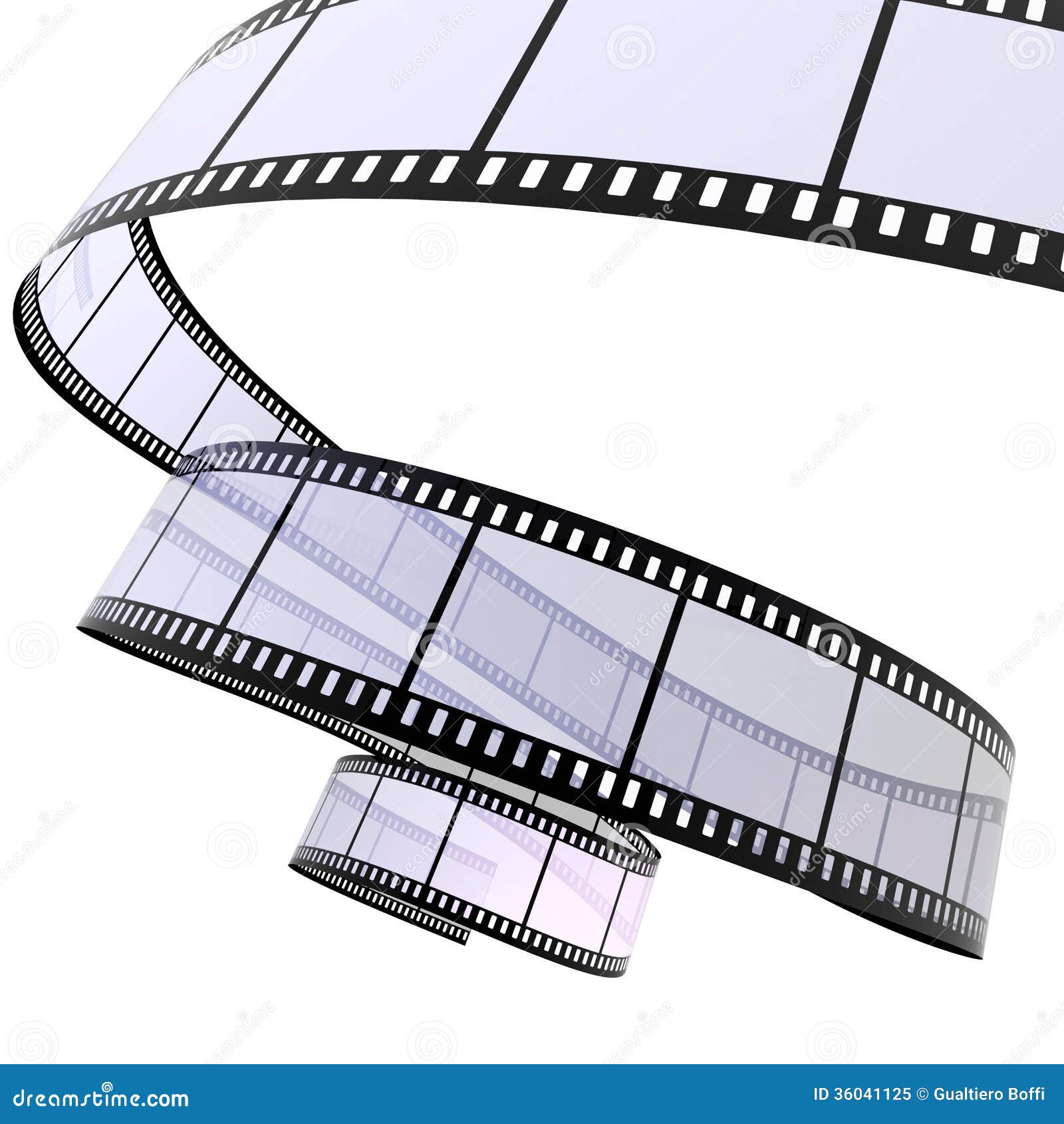 Striscia di film illustrazione di stock. Illustrazione di isolato ...