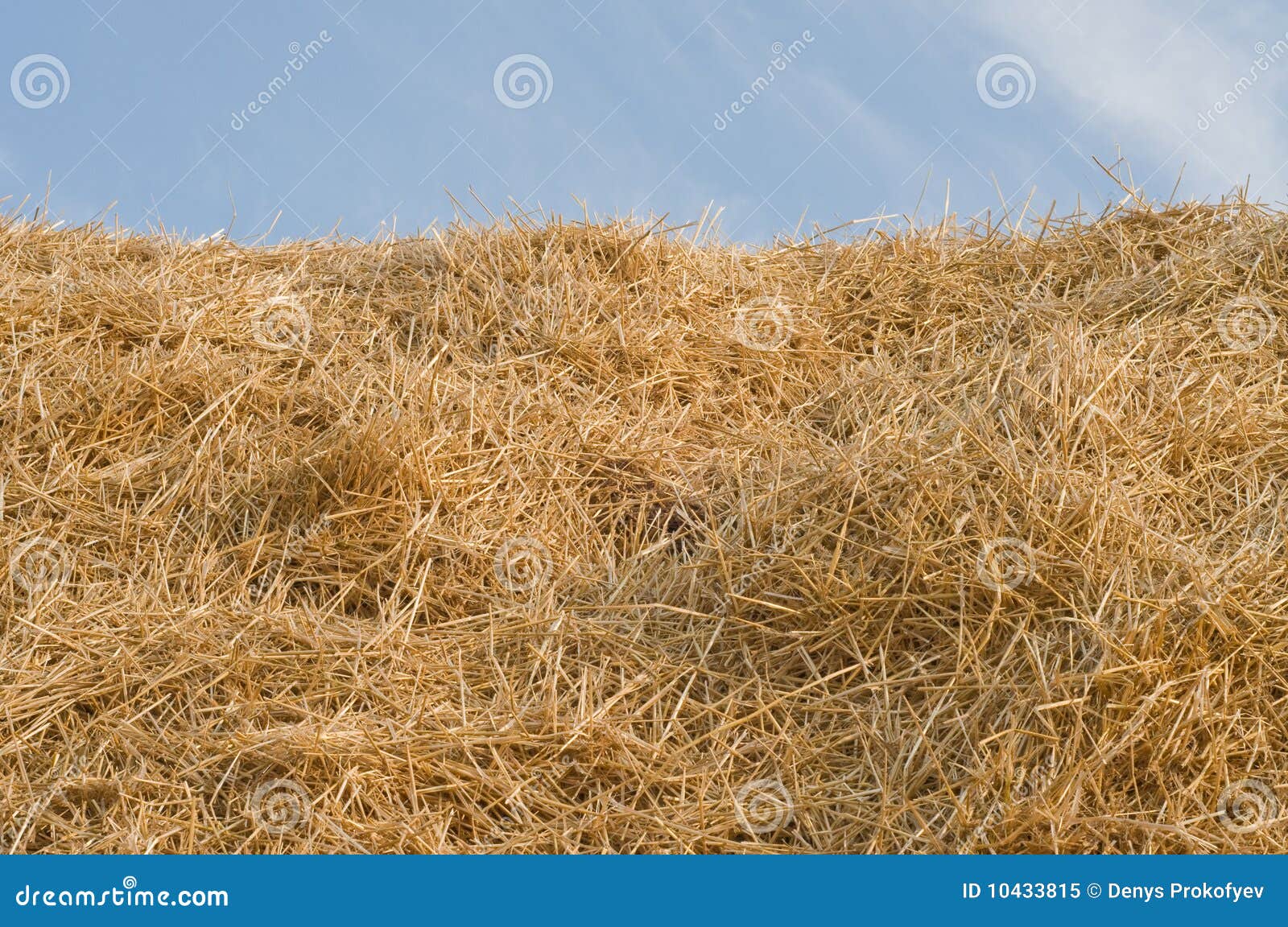 Stro stock afbeelding. Image of landbouwbedrijf, niemand - 10433815