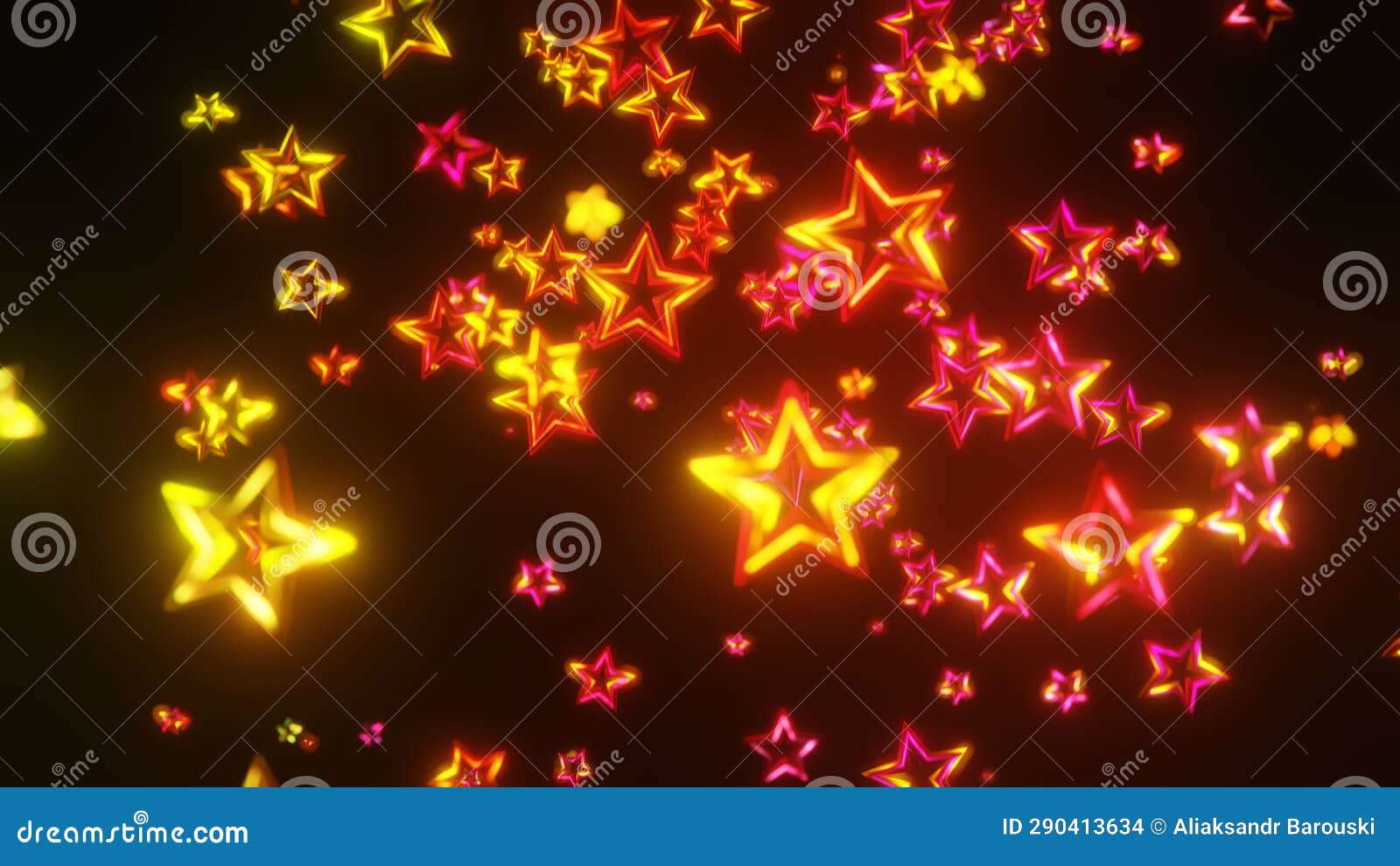 Falling Star Shapes Psychedelic Strobe VJ Loop Stock Footage - Video of ...