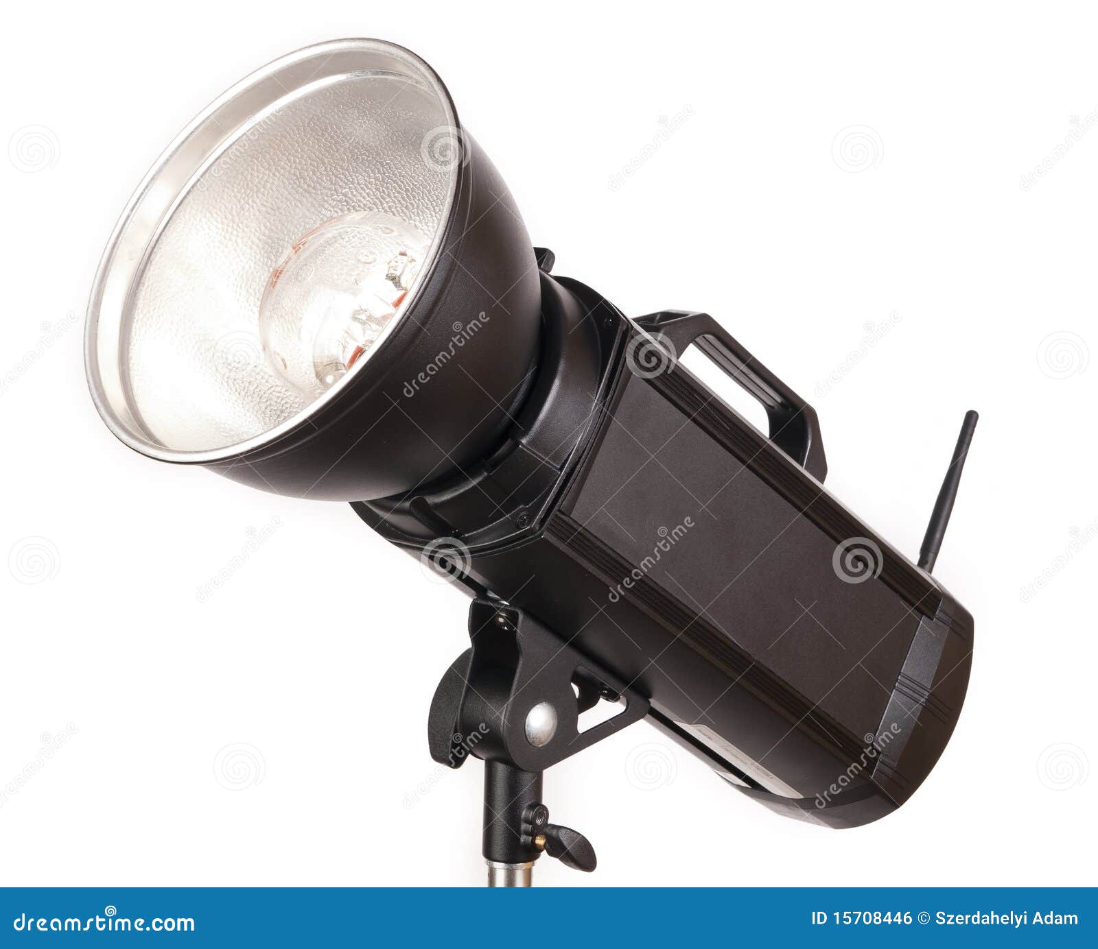 Strobe with White Background Stock Photo - Image of lighting, brightly ...