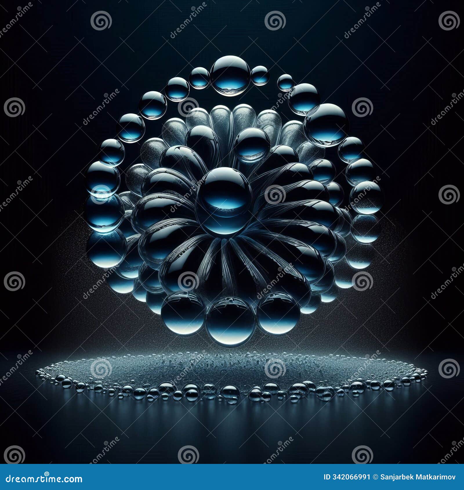 Stroboscopic Ball Drop Multiple Phases of a Ball Drop Captured I Stock ...