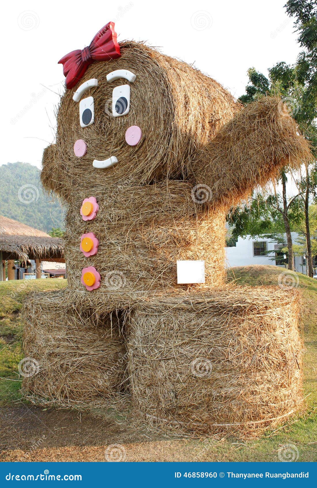 Strohmann-Puppe stockfoto. Bild von siamesisch, draussen - 46858960