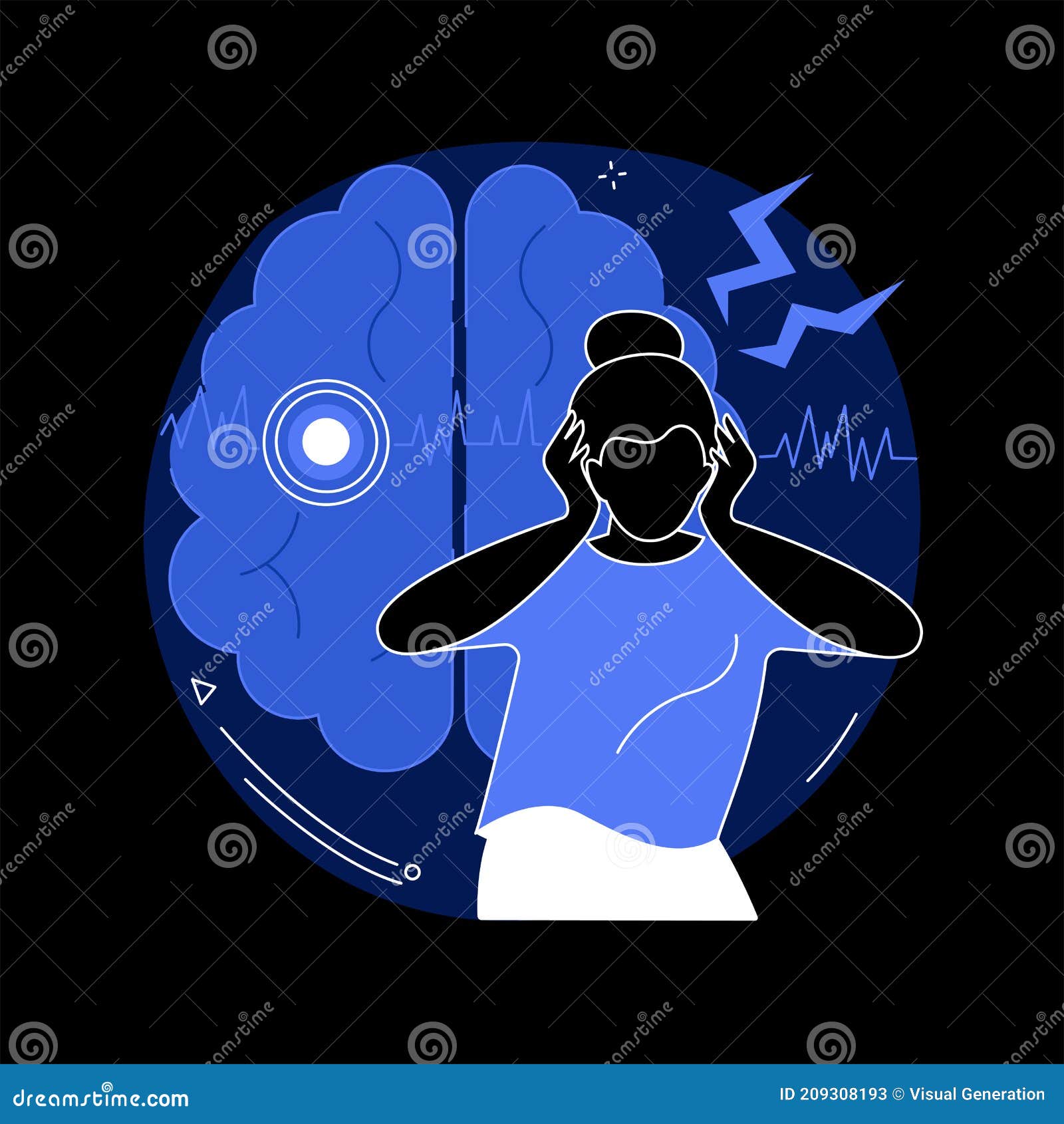 Stroke Abstract Concept Vector Illustration Stock Vector