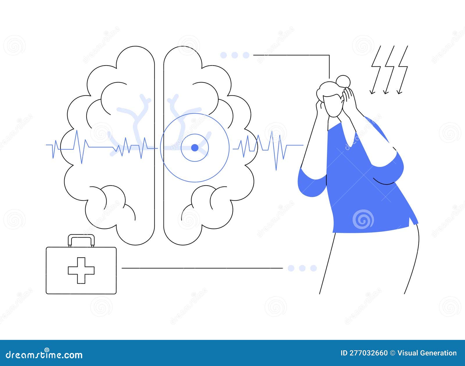 Stroke Abstract Concept Vector Illustration. Stock Vector ...