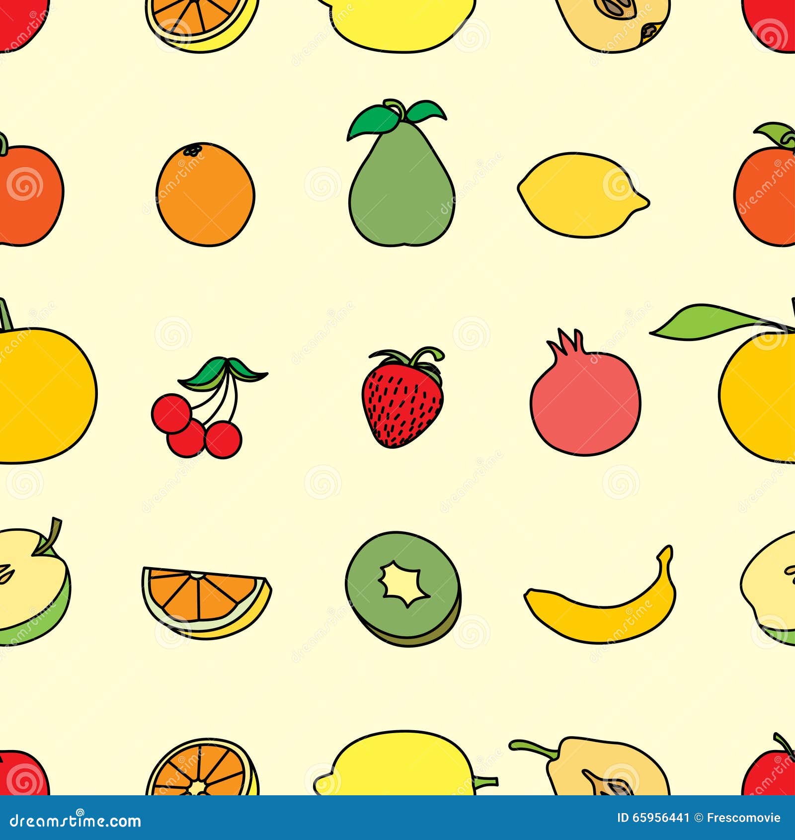 Stroke Fruit icon stock vector. Illustration of kiwi - 65956441