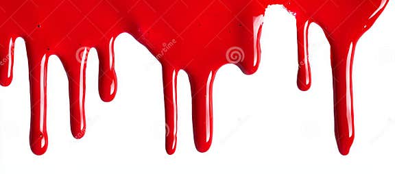 Stroke with a Liquid Red Drop Color. Abstract Color Gradient Background ...