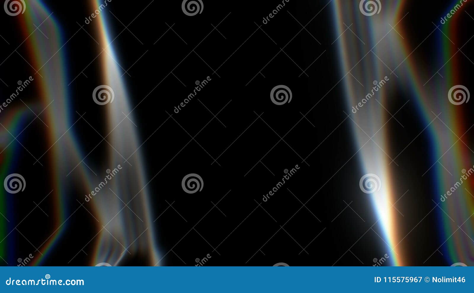 Stroke Shining Lines with Chromatic Aberrations, Abstract Computer ...