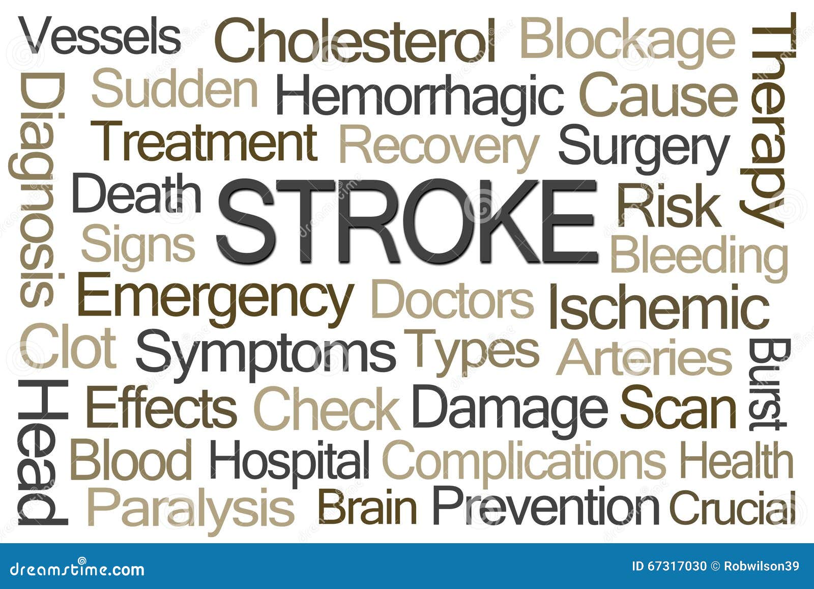 Stroke Word Cloud stock illustration. Illustration of effects - 67317030