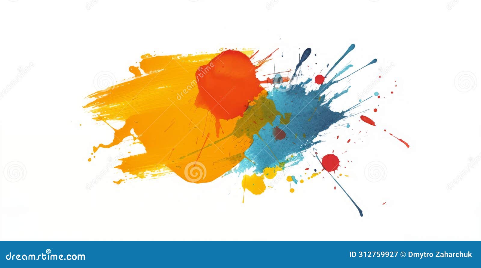 Strokes in the Form of Spattered Paint for the Strike-through, Adding a ...