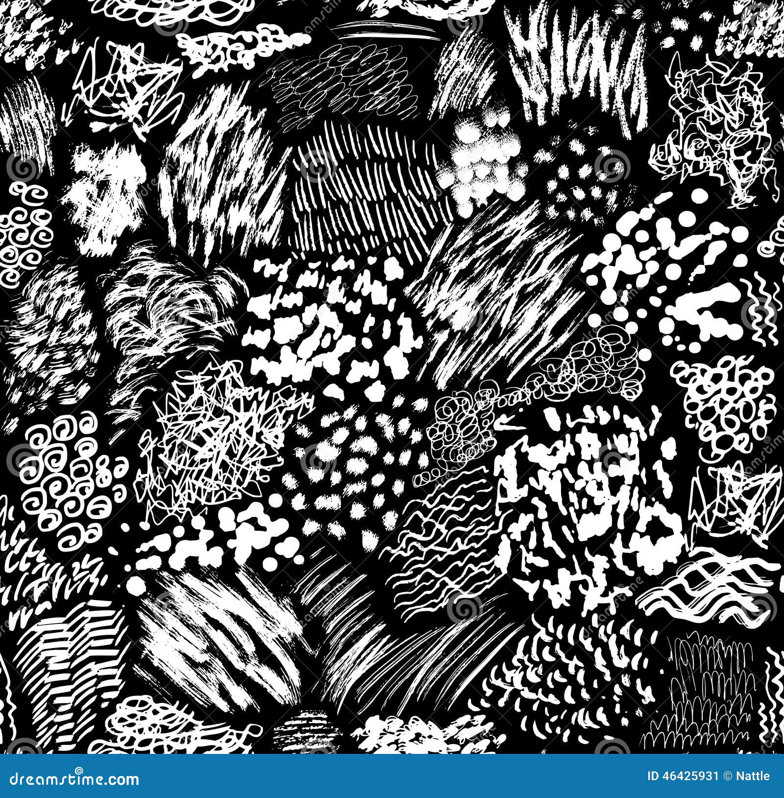 Strokes pattern stock vector. Illustration of collection - 46425931