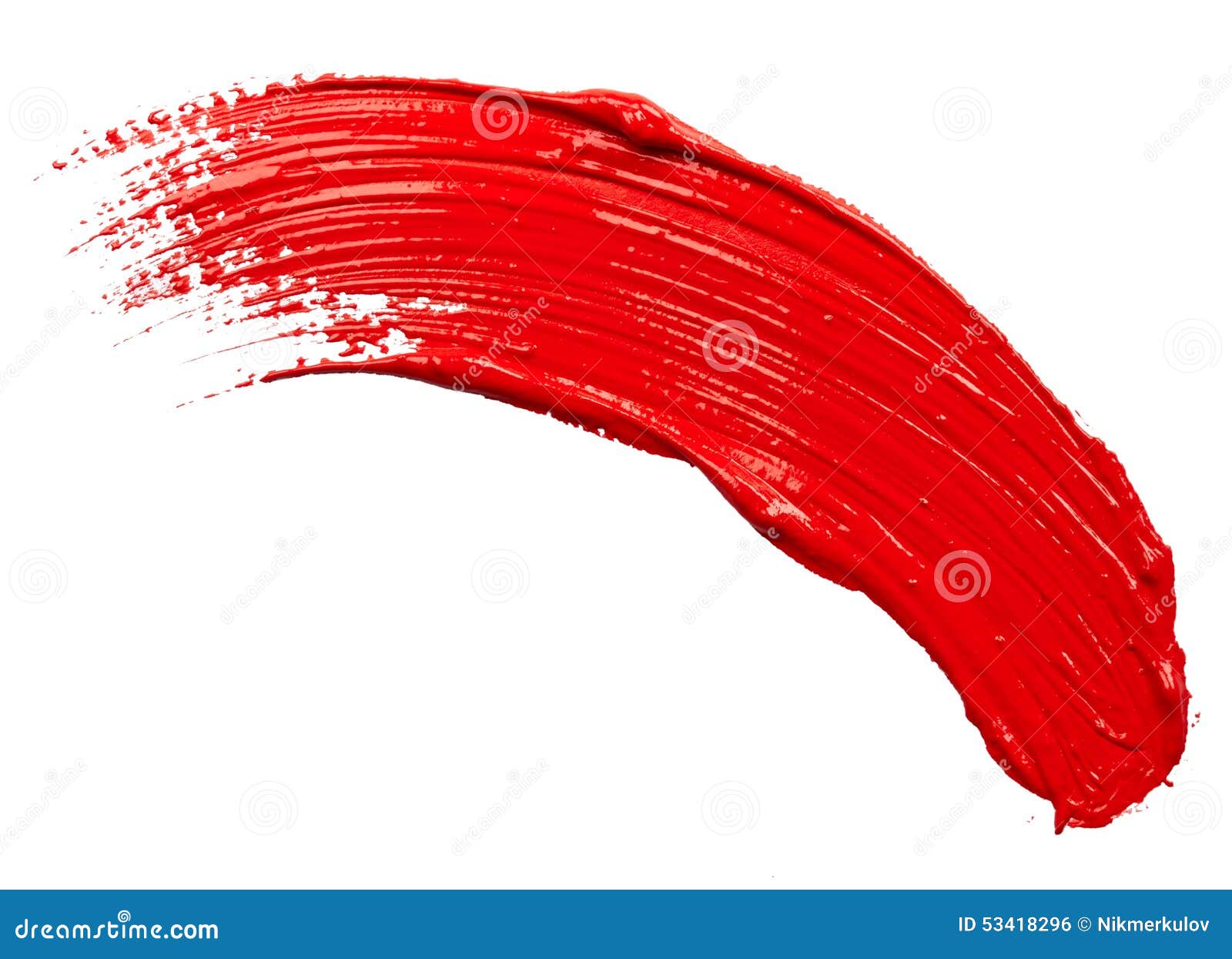 Strokes of red paint stock photo. Image of element, paper - 53418296
