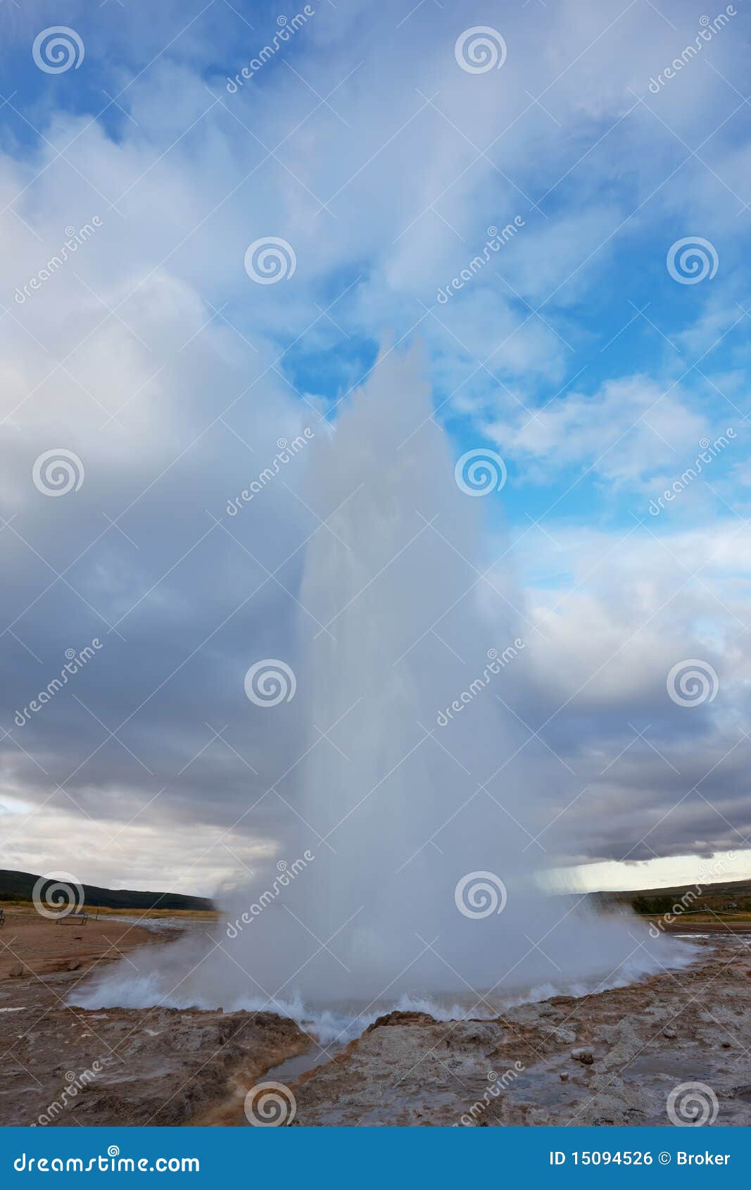 Strokkur Geyser, Golden Circle, Iceland Stock Photo - Image of ...