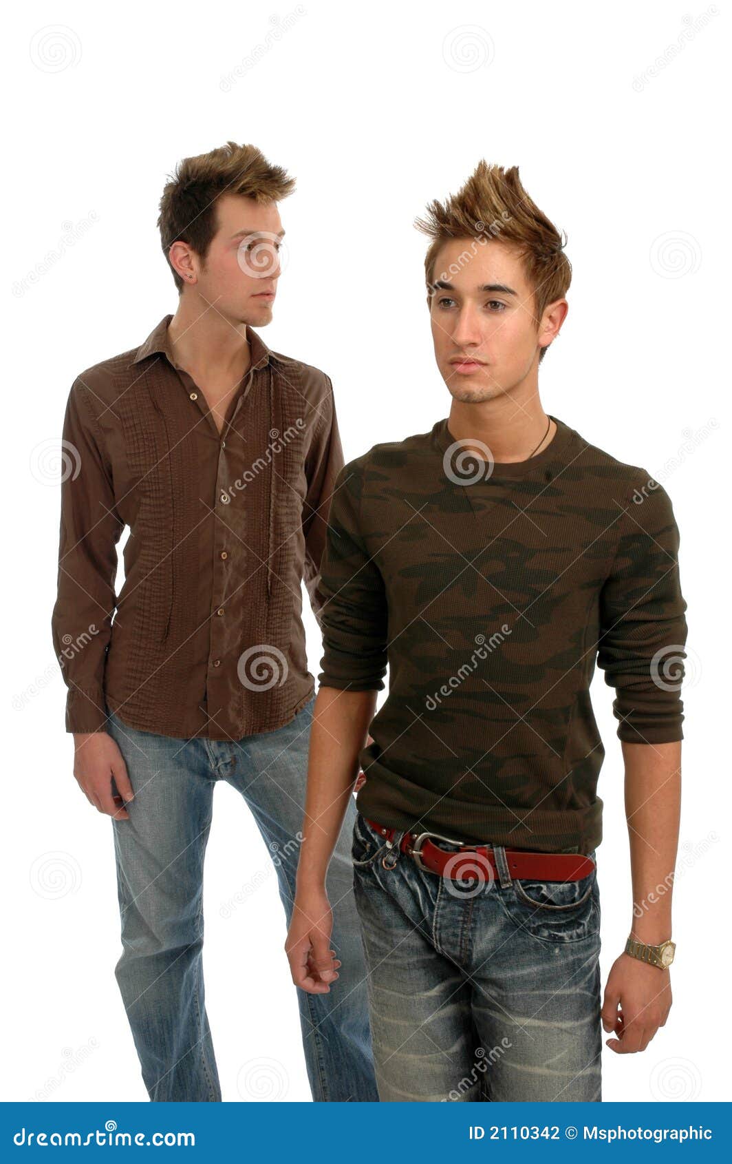 Stroll stock photo. Image of jeans, people, young, handsome - 2110342