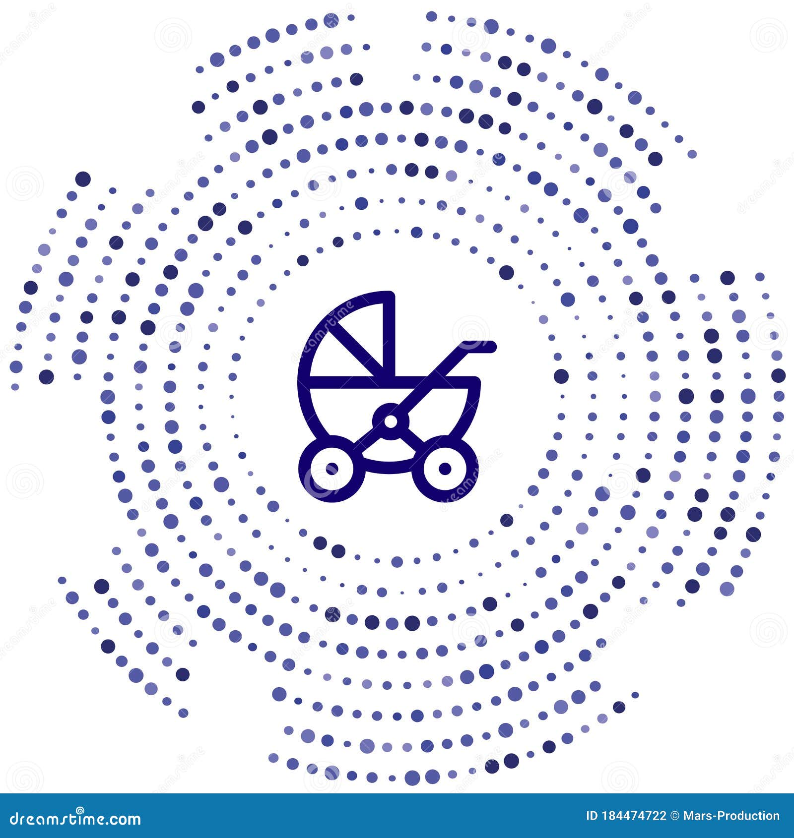 Stroller Vector Icon. Stroller Editable Stroke. Stroller Linear Symbol ...