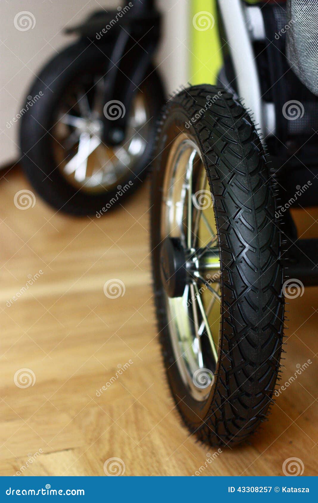 Stroller wheel stock image. Image of spokes, spoke, transportation ...