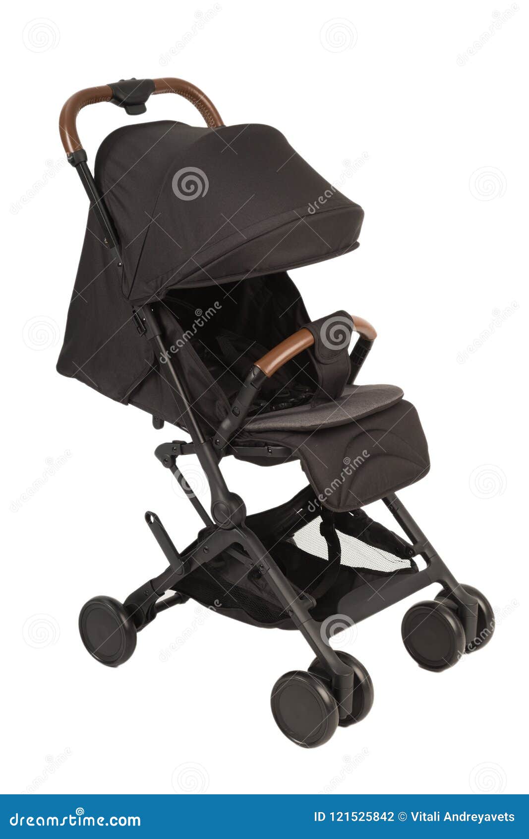 A Stroller on a White Background, Modern Design. Stock Photo - Image of ...