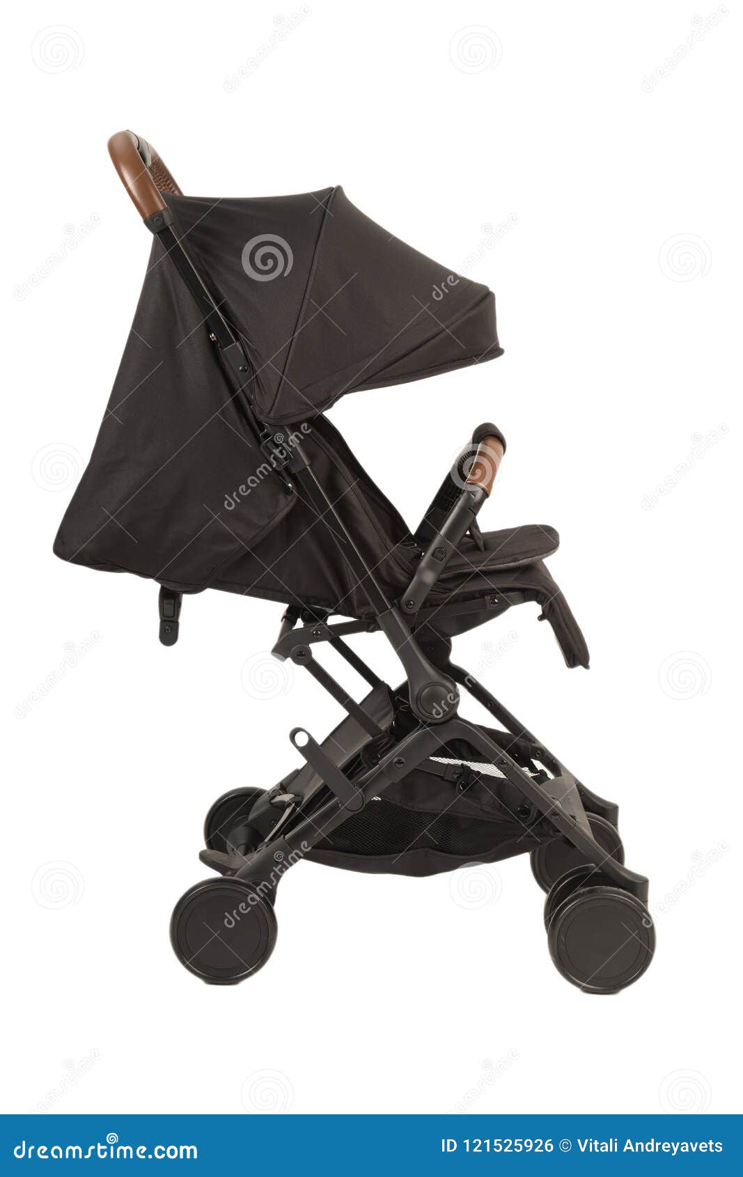 A Stroller on a White Background, Modern Design. Stock Photo - Image of ...