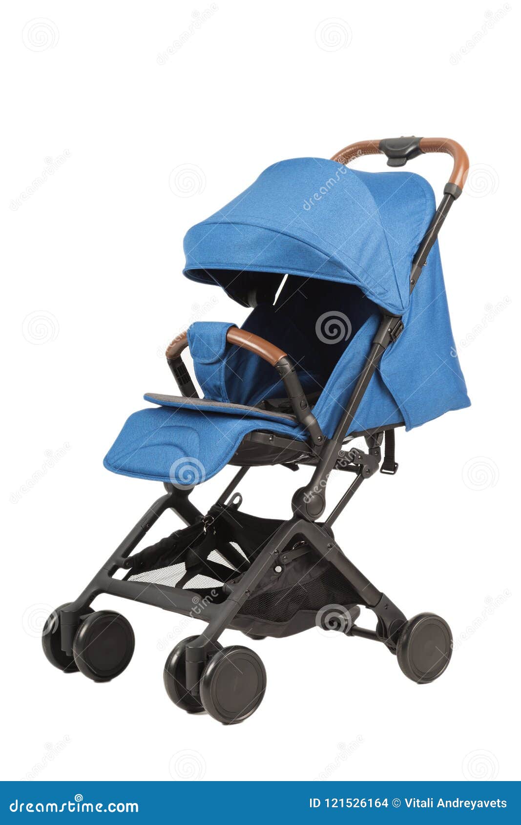 A Stroller on a White Background, Modern Design. Stock Photo - Image of ...