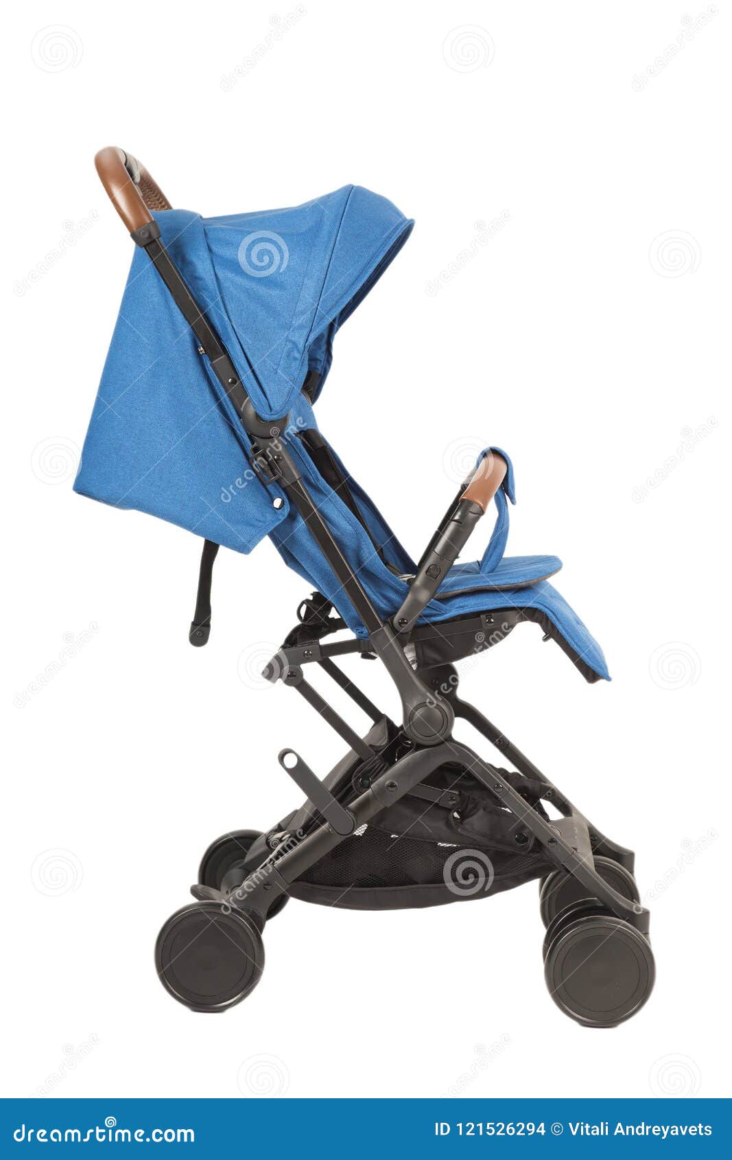 A Stroller on a White Background, Modern Design. Stock Photo - Image of ...