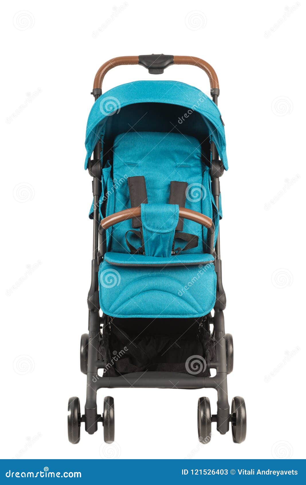 A Stroller on a White Background, Modern Design. Stock Image - Image of ...
