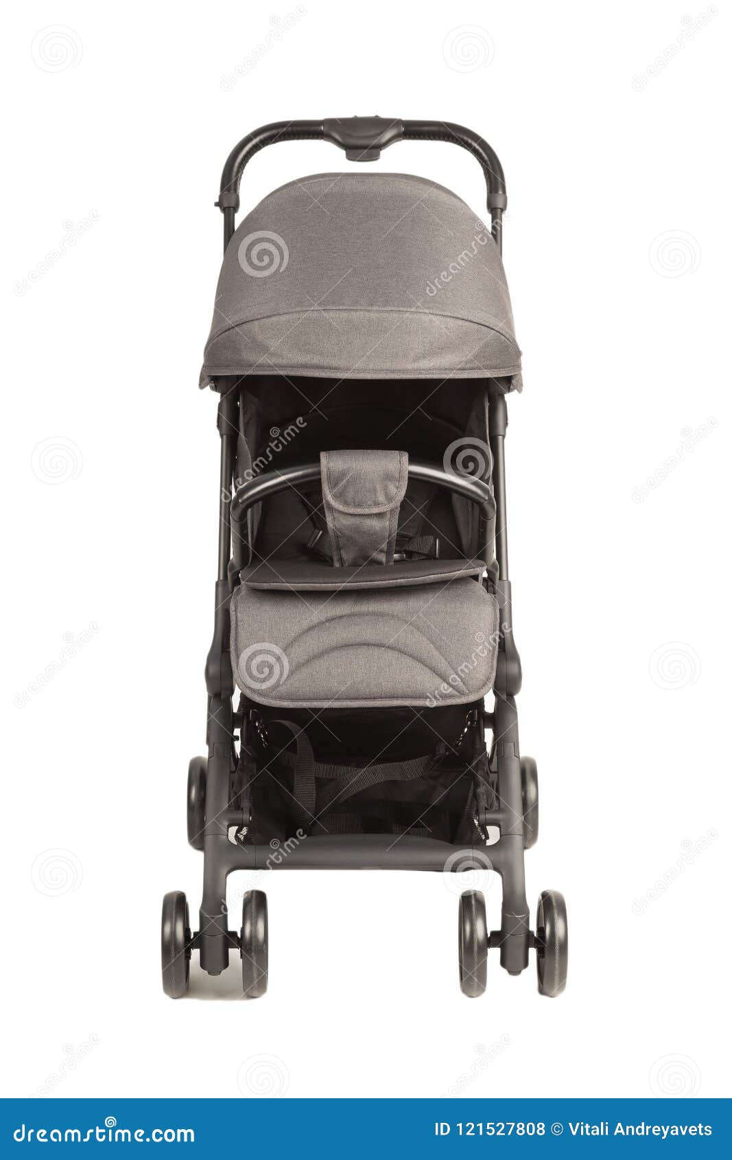 A Stroller on a White Background, Modern Design. Stock Photo - Image of ...