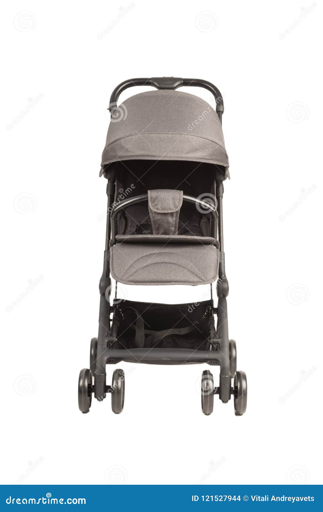 A Stroller on a White Background, Modern Design. Stock Photo - Image of ...