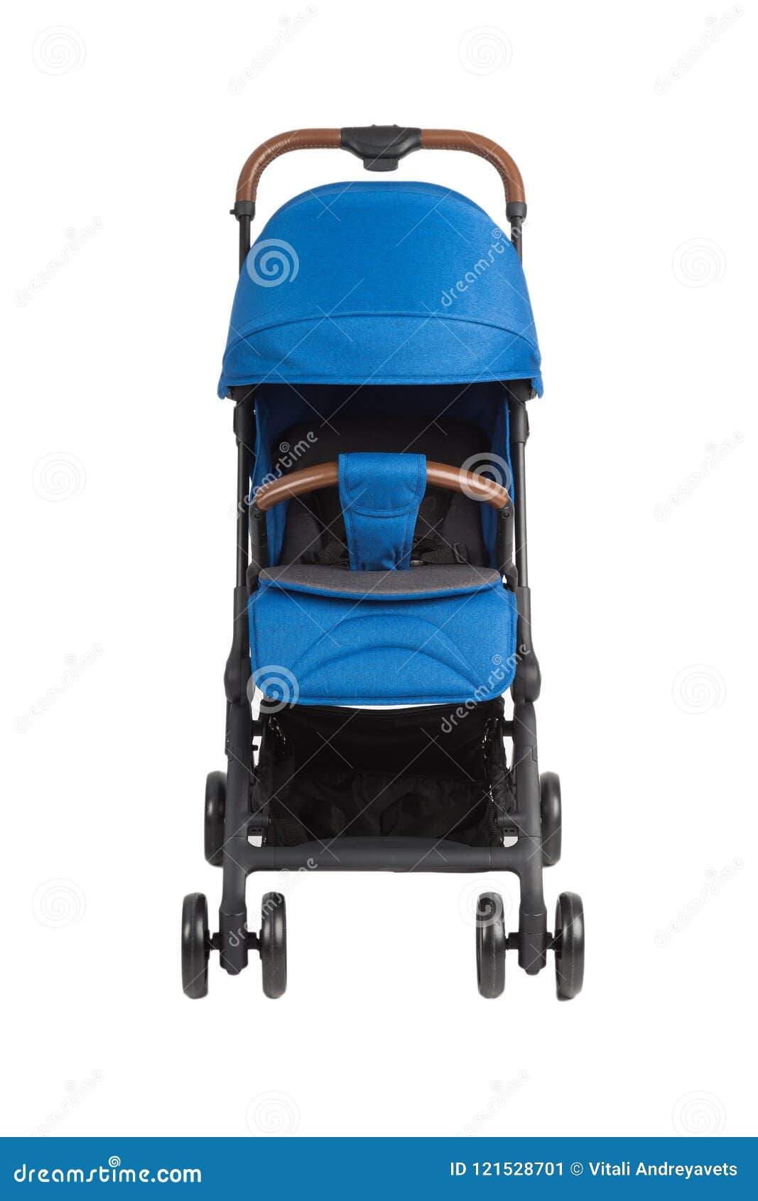 A Stroller on a White Background, Modern Design. Stock Image - Image of ...