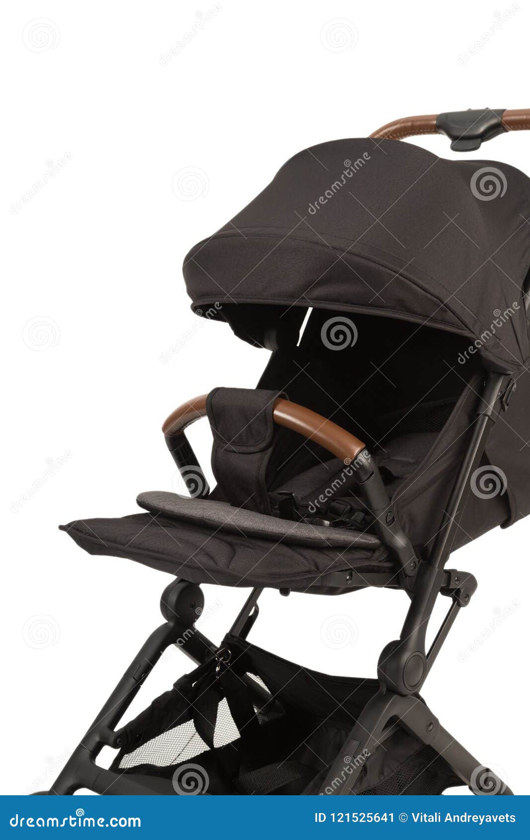 A Stroller on a White Background, Modern Design. Stock Image - Image of ...