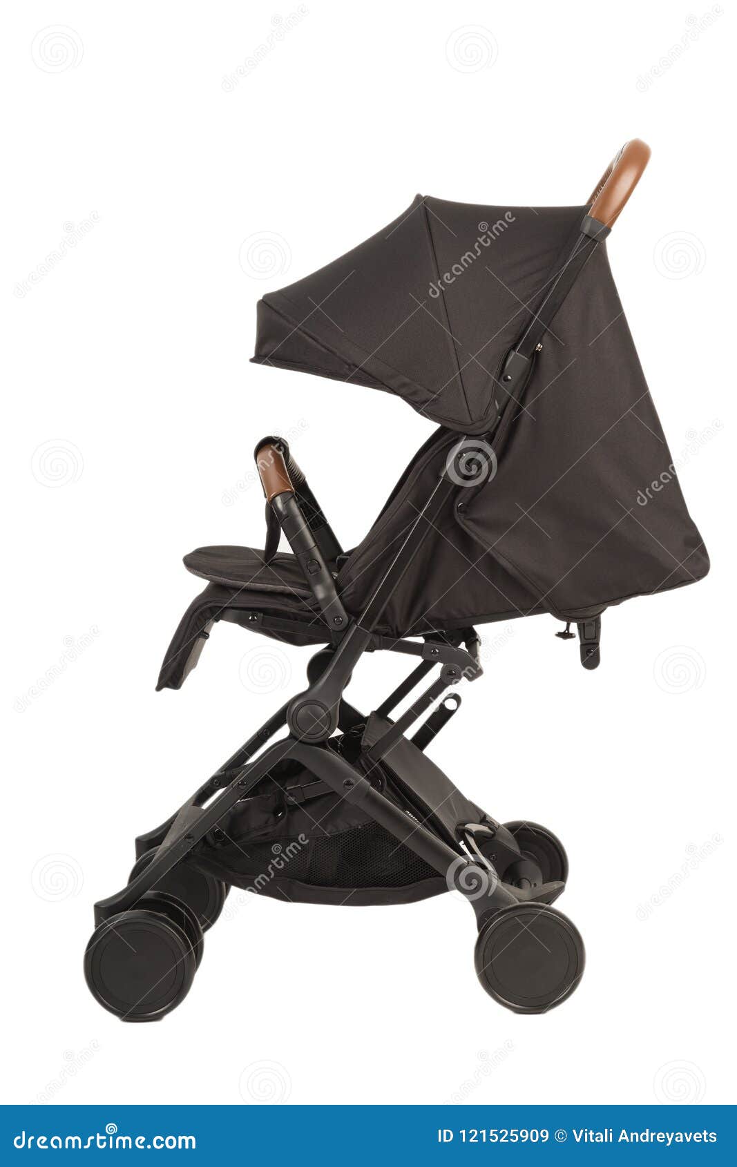 A Stroller on a White Background, Modern Design. Stock Image - Image of ...