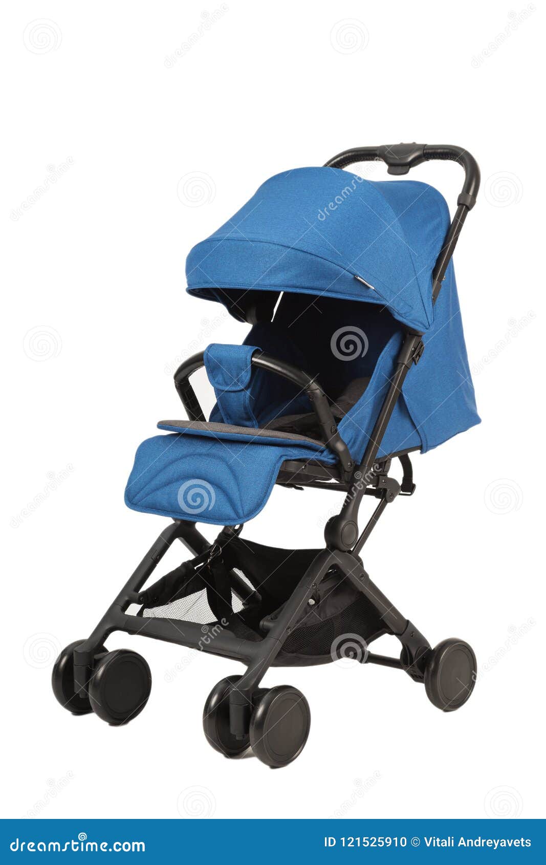 A Stroller on a White Background, Modern Design. Stock Photo - Image of ...