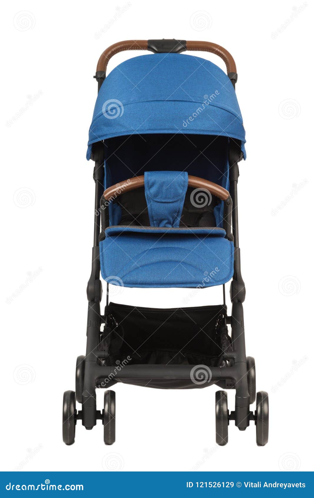 A Stroller on a White Background, Modern Design. Stock Image - Image of ...