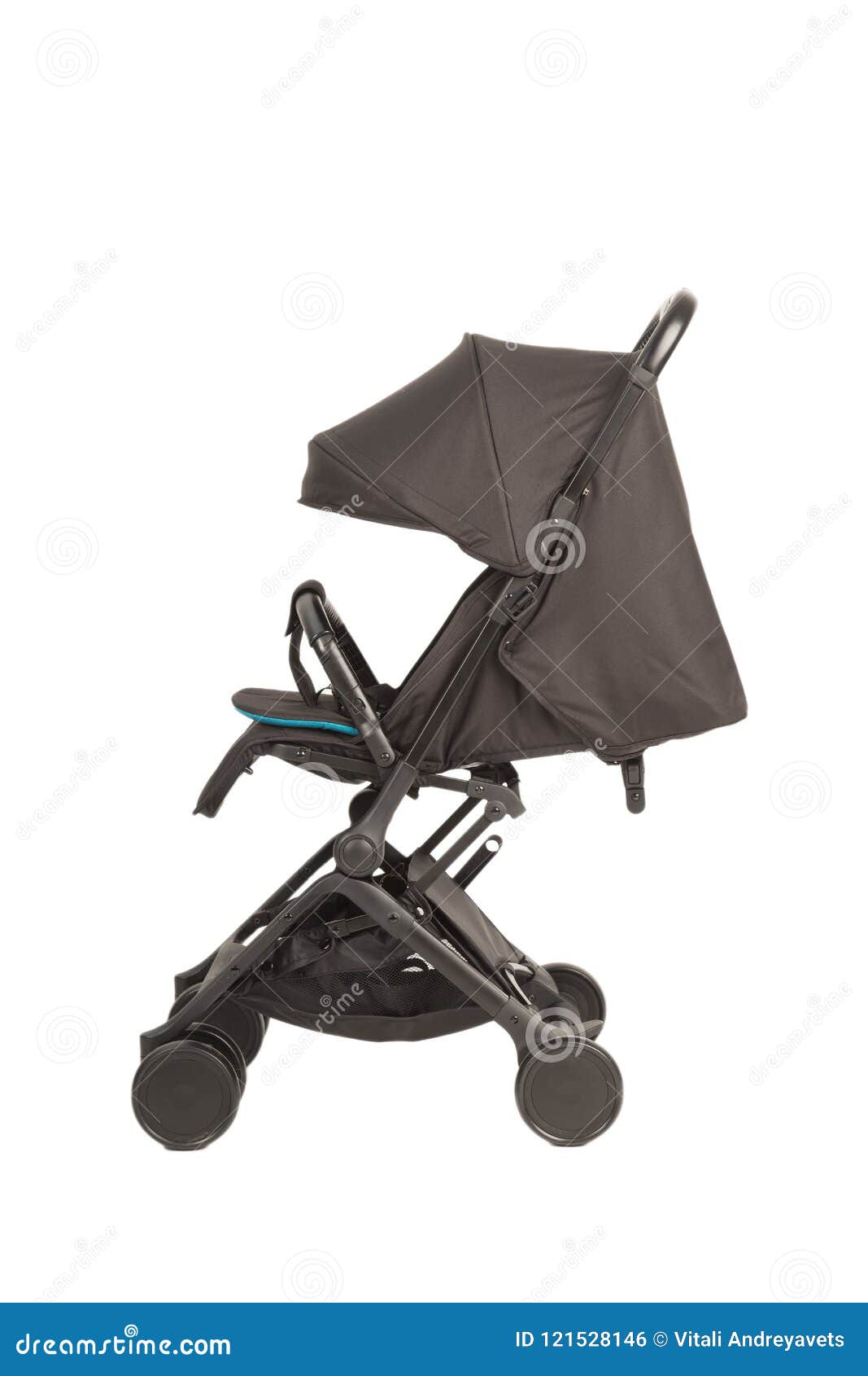 A Stroller on a White Background, Modern Design. Stock Photo - Image of ...