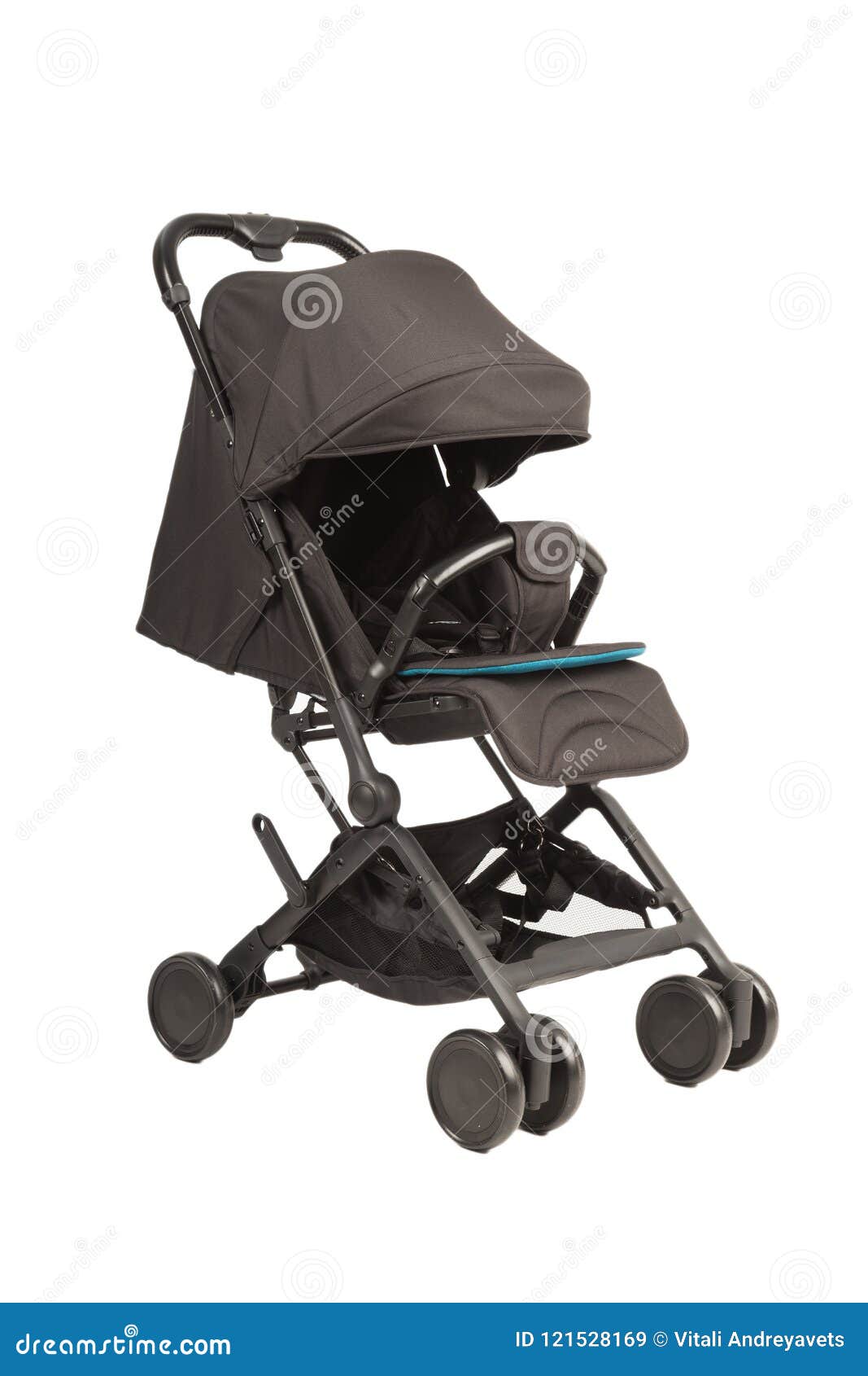 A Stroller on a White Background, Modern Design. Stock Image - Image of ...