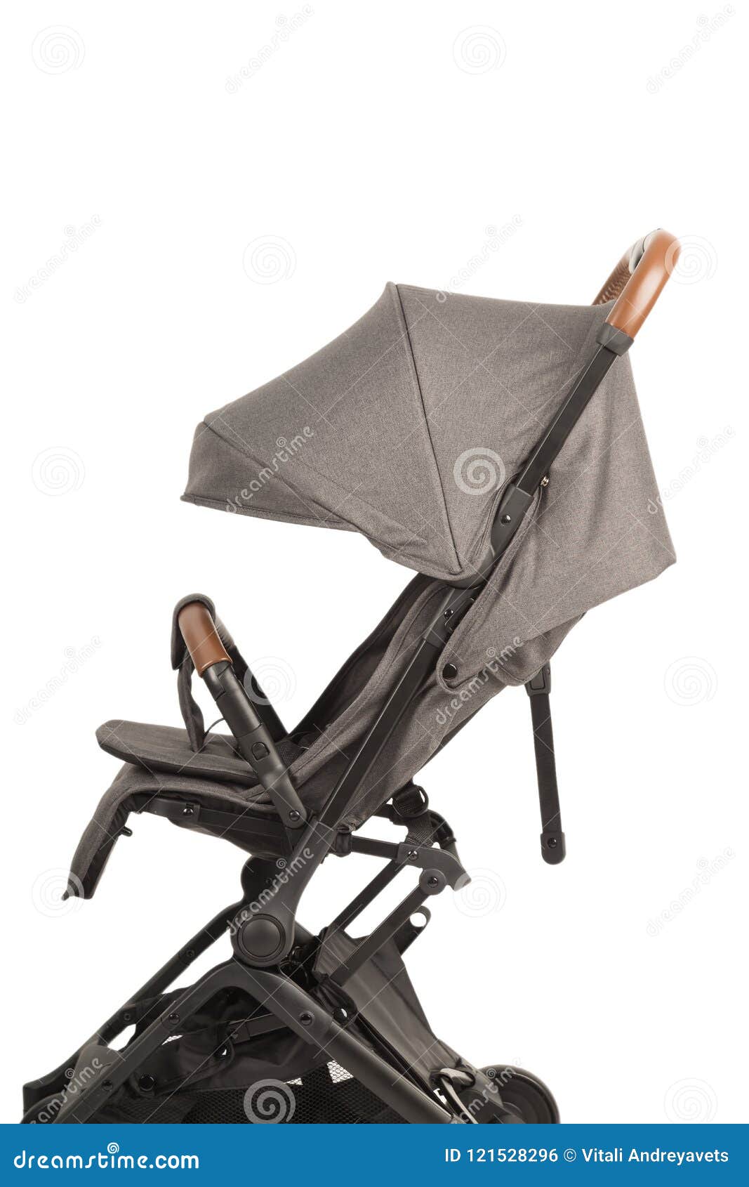 A Stroller on a White Background, Modern Design. Stock Photo - Image of ...