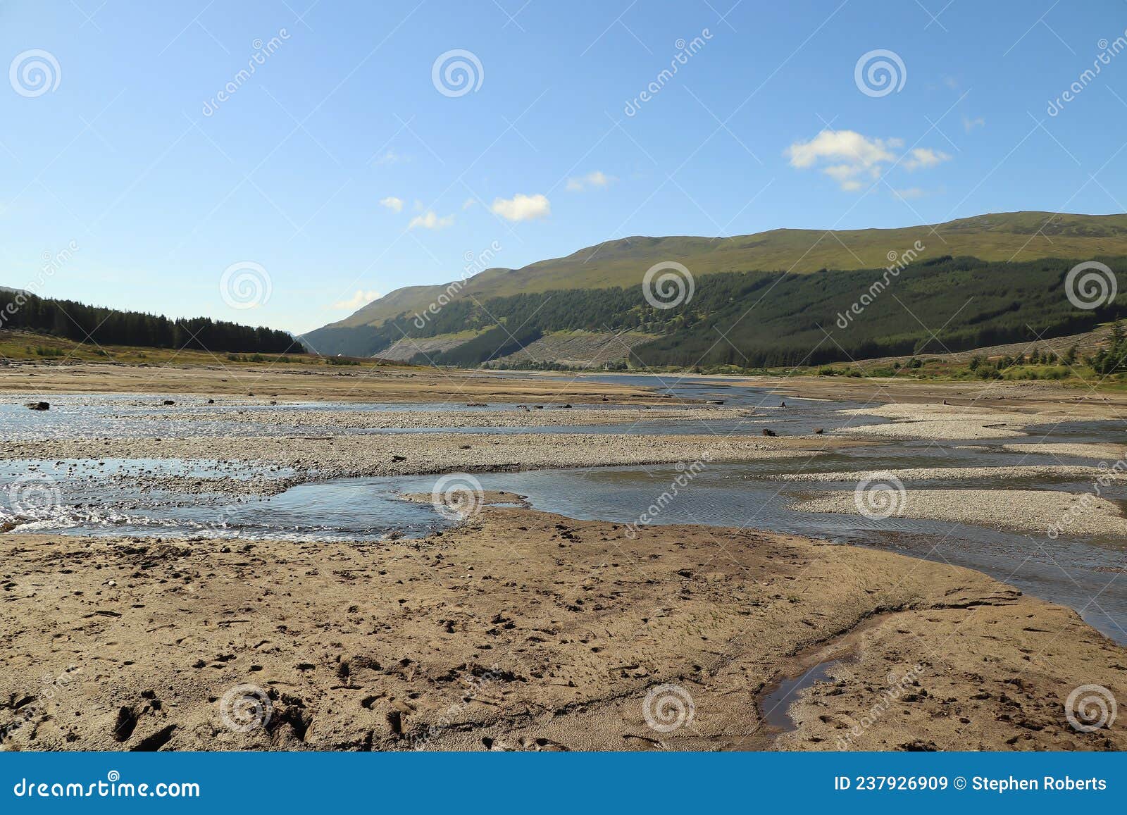 Strolling Around the Moors and Lochs of North Scotland Stock Image ...