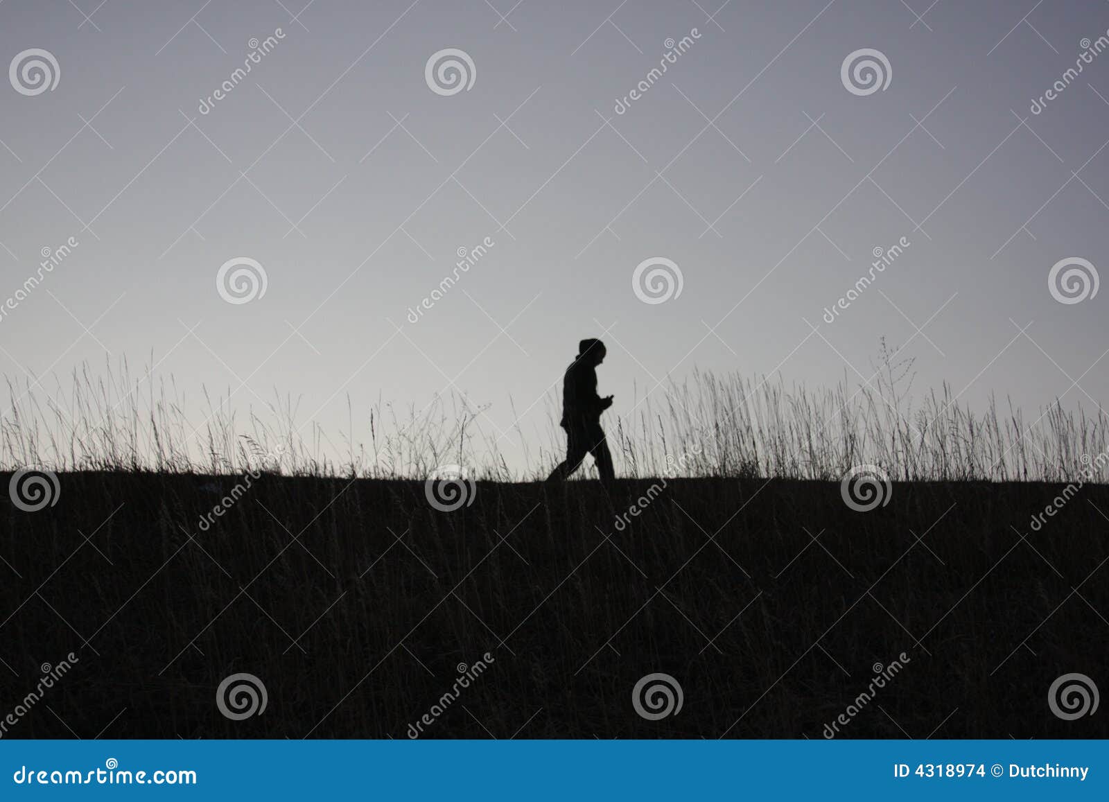Strolling in the Countryside Stock Photo - Image of meadow, solitude ...