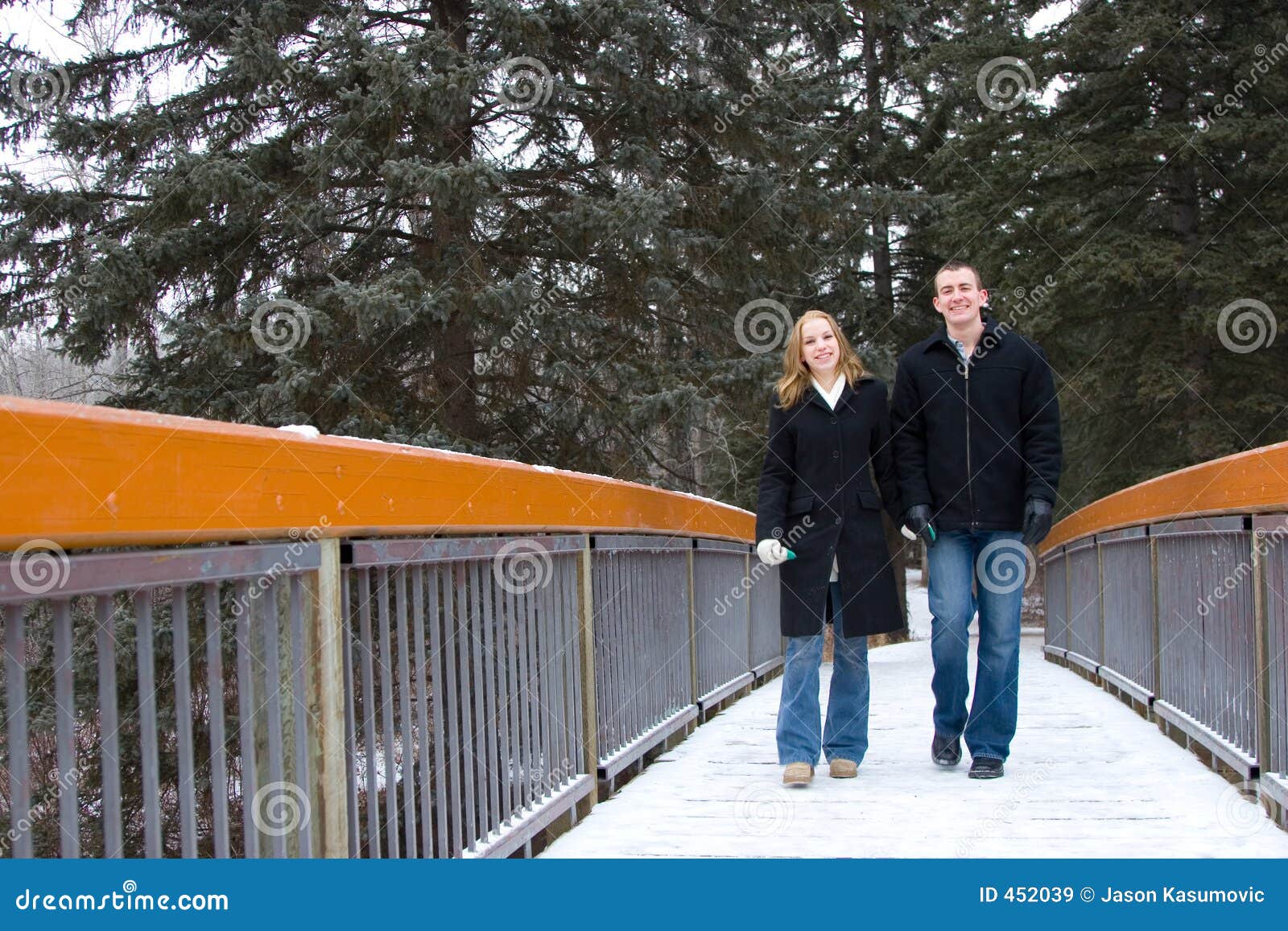 Strolling Couple stock image. Image of affection, smile - 452039