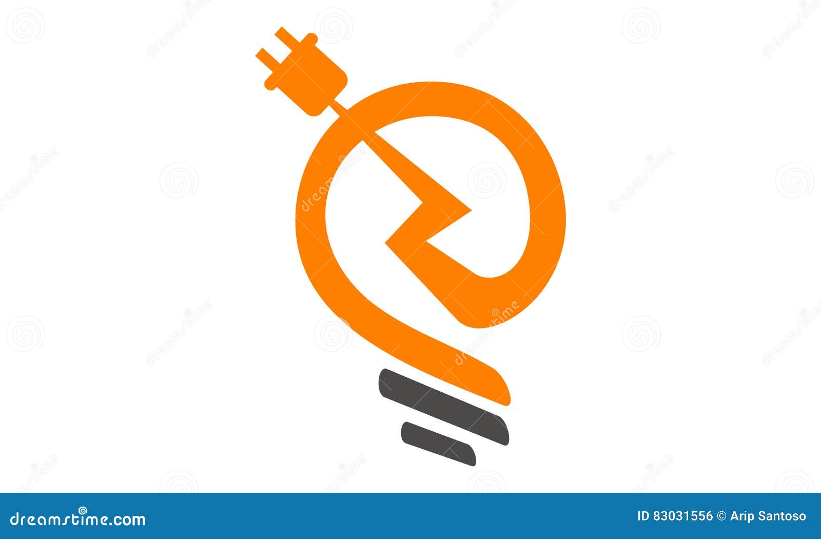 Strom-Logo vektor abbildung. Illustration von elektronisch - 83031556