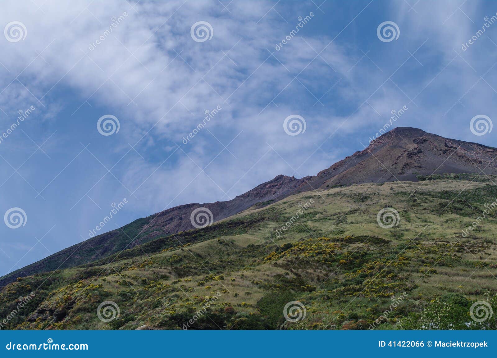 Stromboli stock photo. Image of eruption, dust, tourism - 41422066