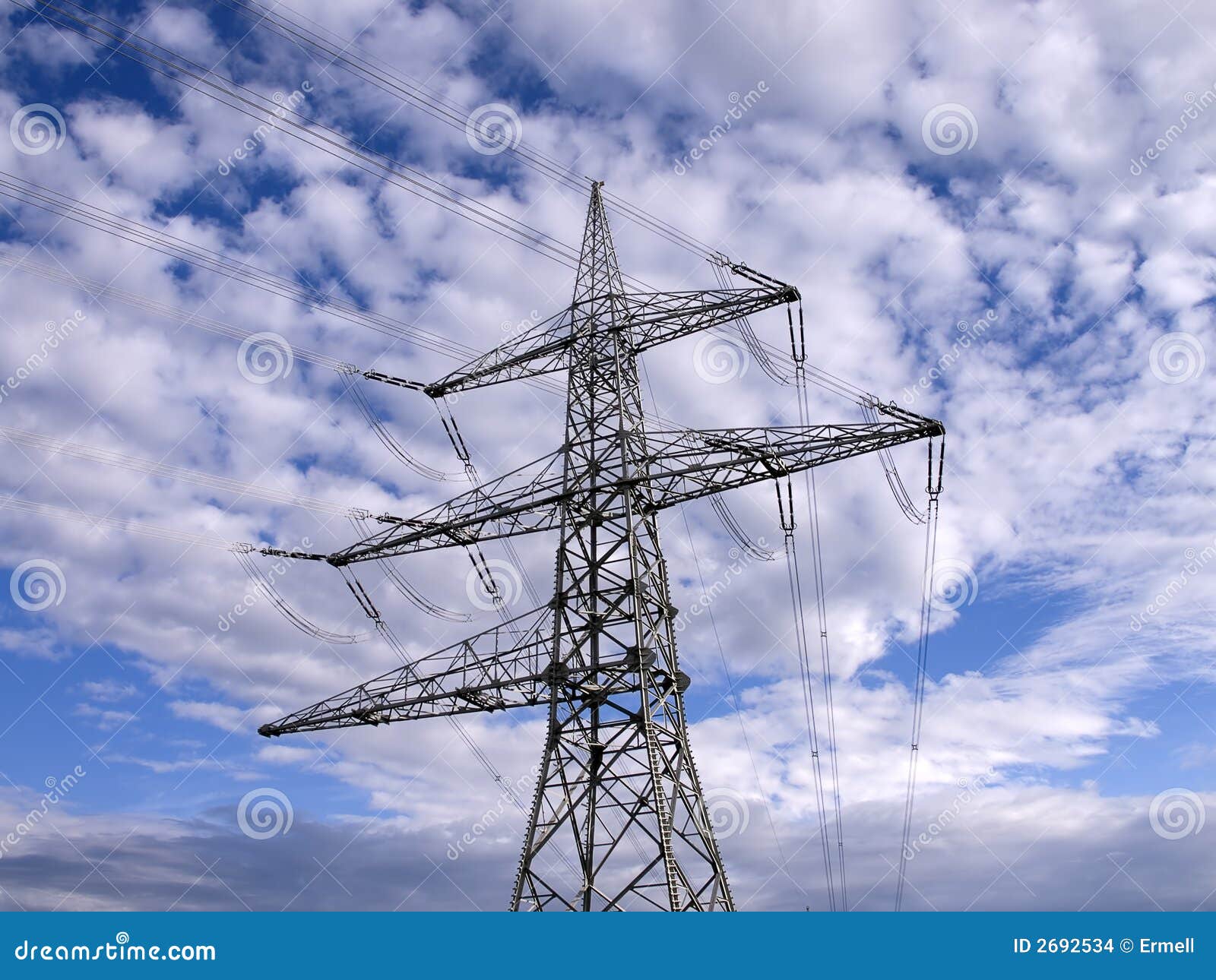 Strommast stock photo. Image of power, current, electrical - 2692534