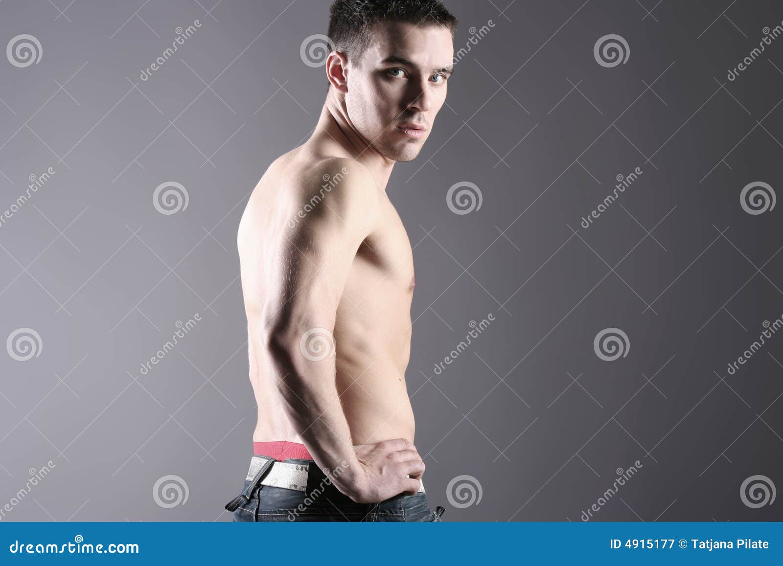Strong stock image. Image of body, muscular, dark, masculinity - 4915177